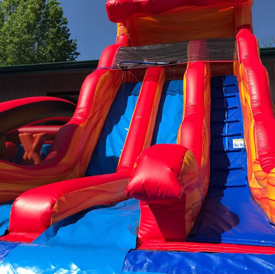18ft Fire N' Ice (Dual Lane) | Nashville Bounce Co.